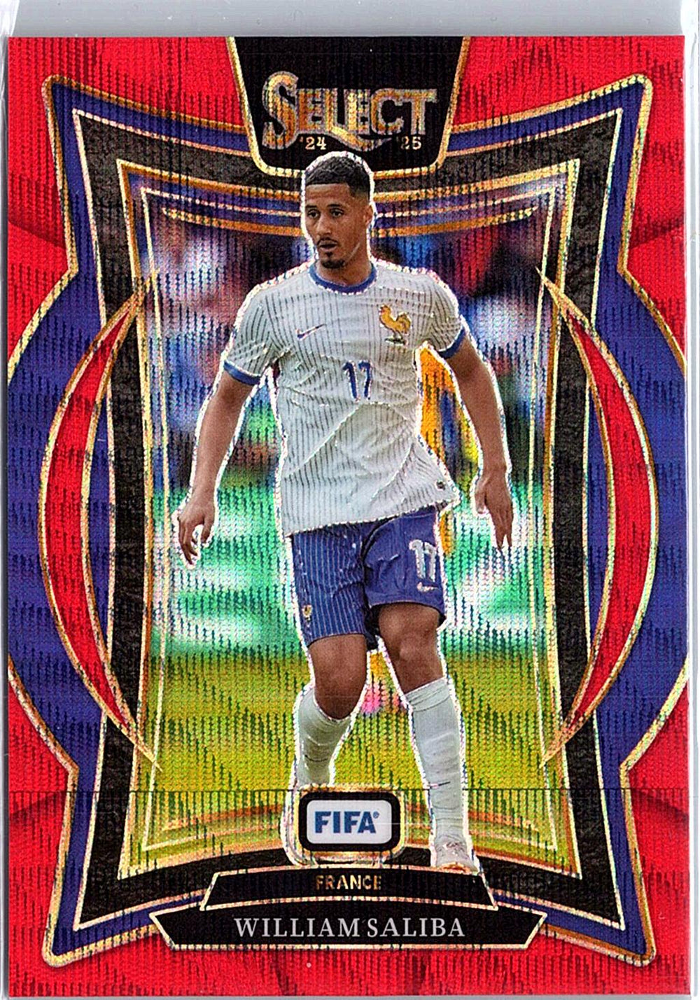 2024-25 Panini Select FIFA #72 William Saliba Red Wave #/59 – Eastside Collectables
